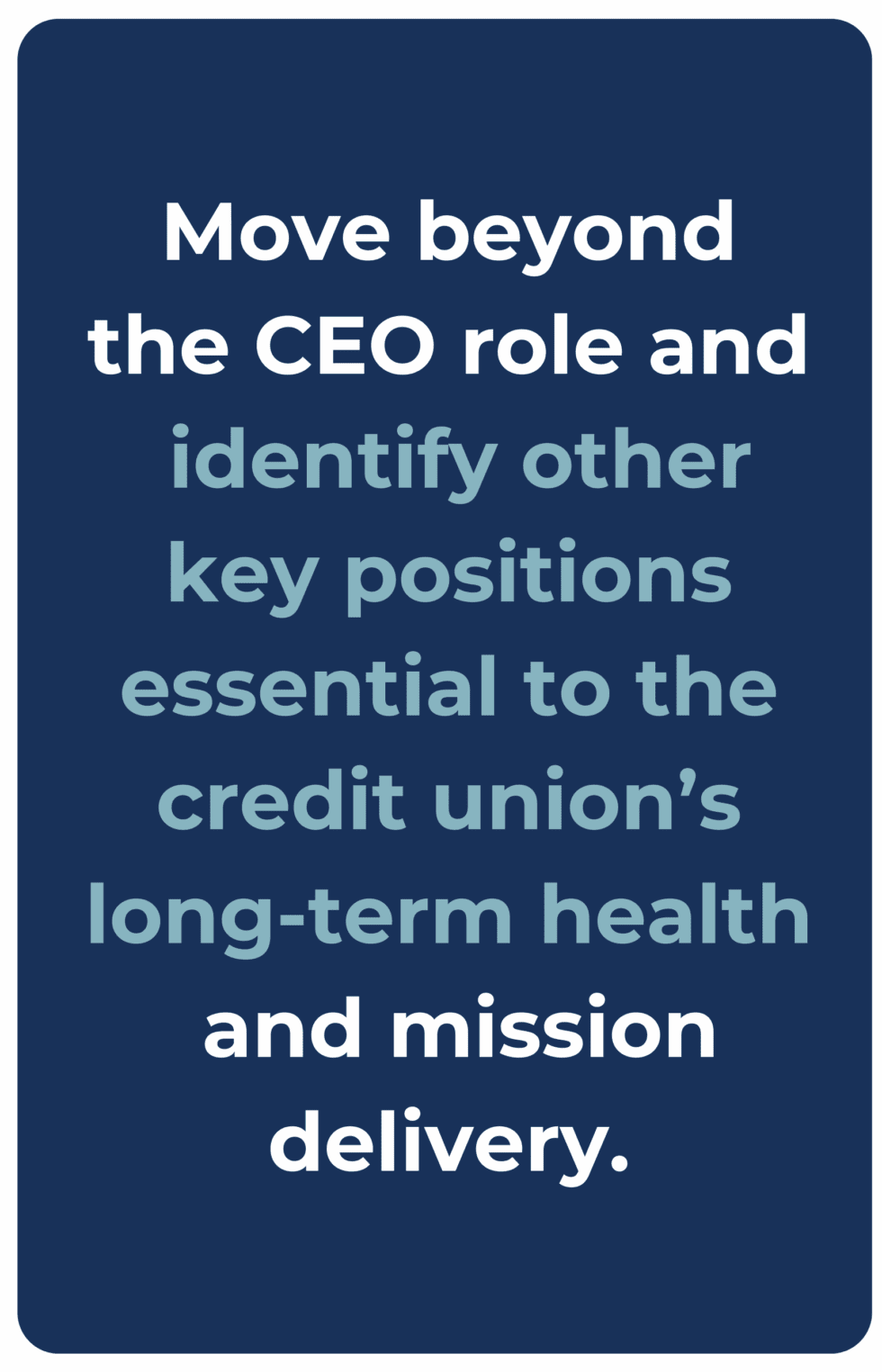 Succession Planning in Credit Unions: A Strategic Imperative ...